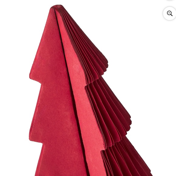 Holiday Time | Holiday | New Set Of 3 Red Honeycomb Paper Trees Indoor ...
